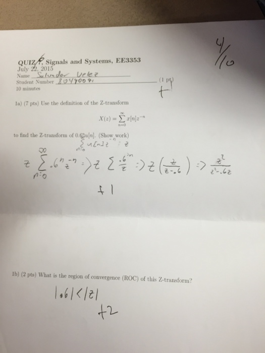 Solved Use the definition of the Z-transform X(z) = | Chegg.com