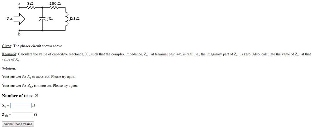 Solved Given: The phasor circuit shown above. Required: | Chegg.com