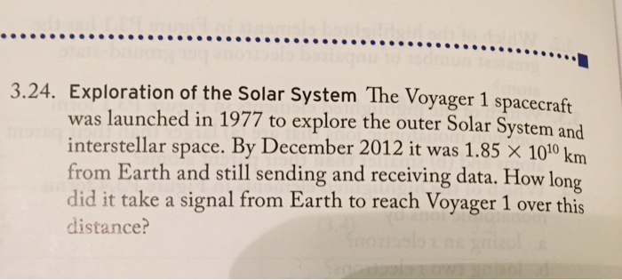Solved Exploration of the Solar System The Voyager 1 | Chegg.com