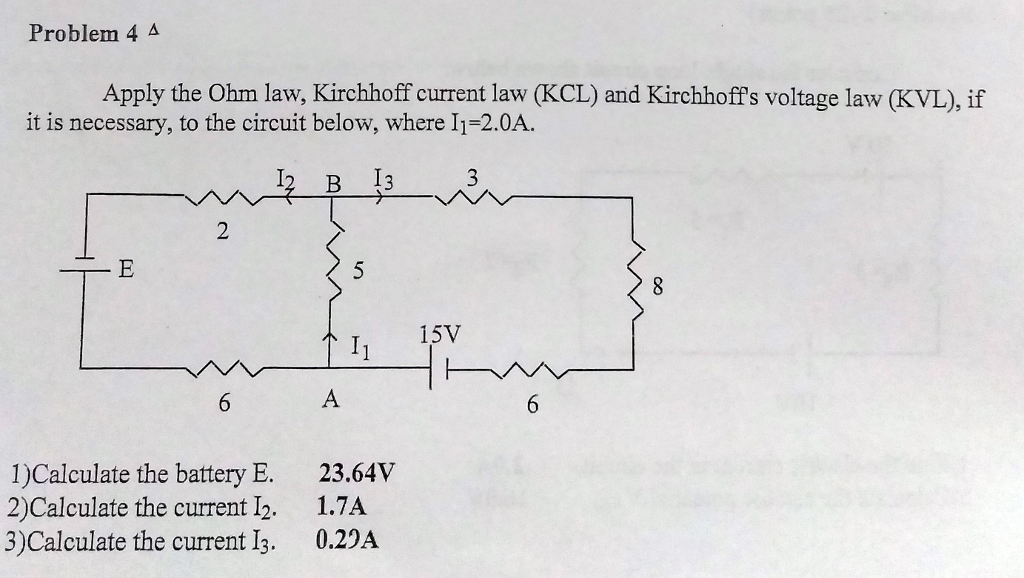 Solved Apply the ohm law, Kirchhoff current law (KCL) and | Chegg.com