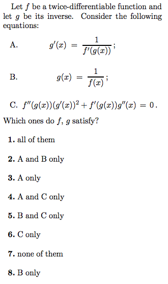 Solved Let F Be A Twice Differentiable Function And Let G Be