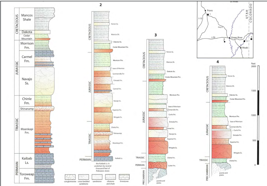The Colorado Plateau of southwest Colorado, southeast | Chegg.com