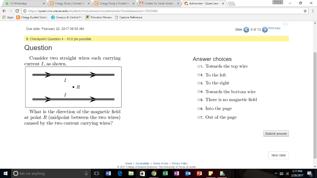 Solved WhatsApp x C Chegg study IGuided Sc x C Chegg Study l | Chegg.com