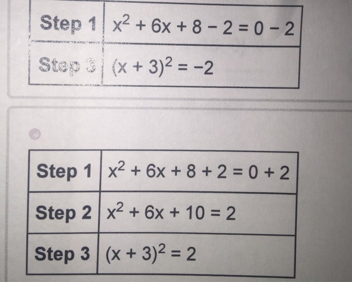 solved-which-of-the-following-tables-shows-the-correct-steps-chegg