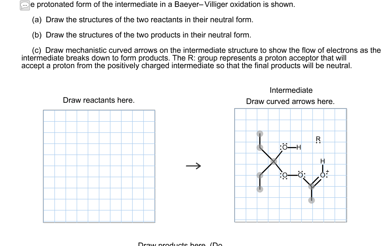 Solved e protonated form of the intermediate in a | Chegg.com