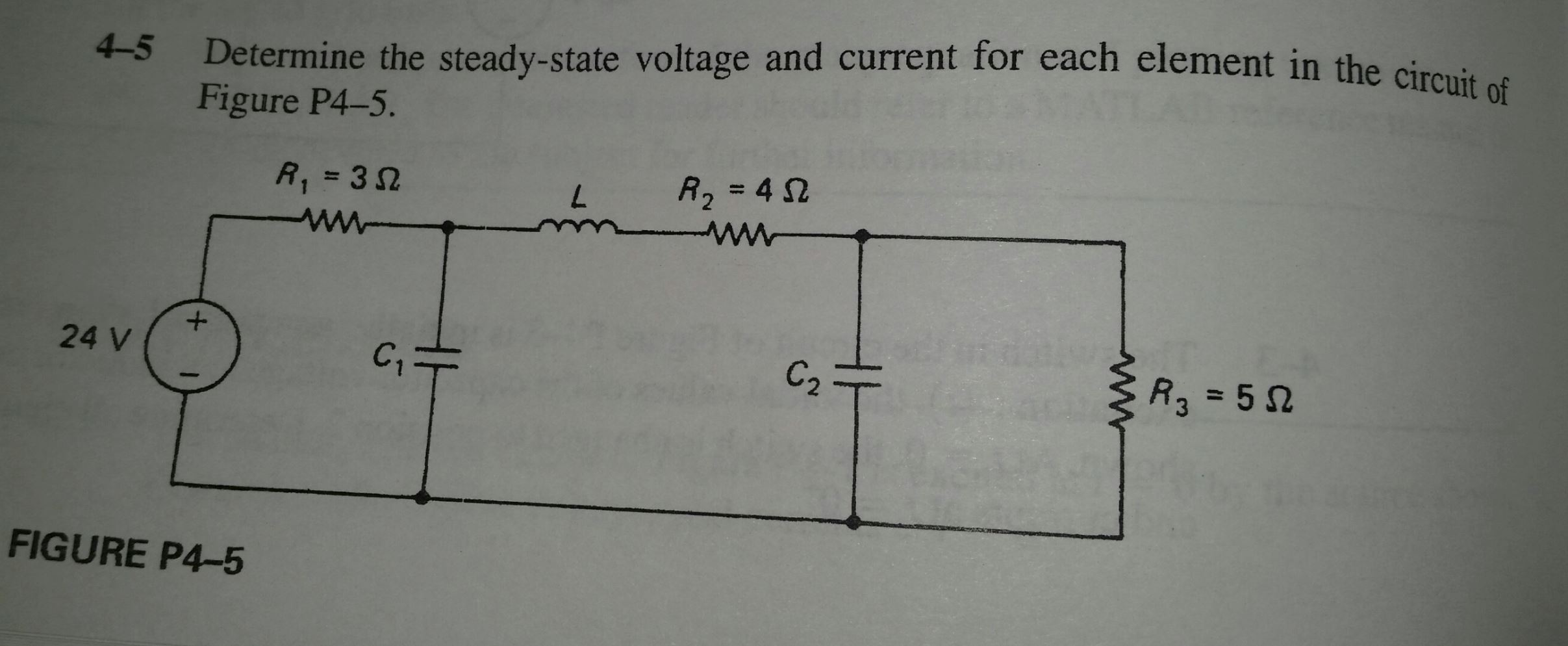 Solved Determine The Steady State Voltage And Current For