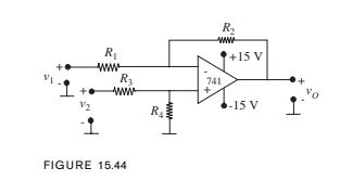 Solved EXERCISE 15.4 The circuit in Figure 15.44 is called a | Chegg.com