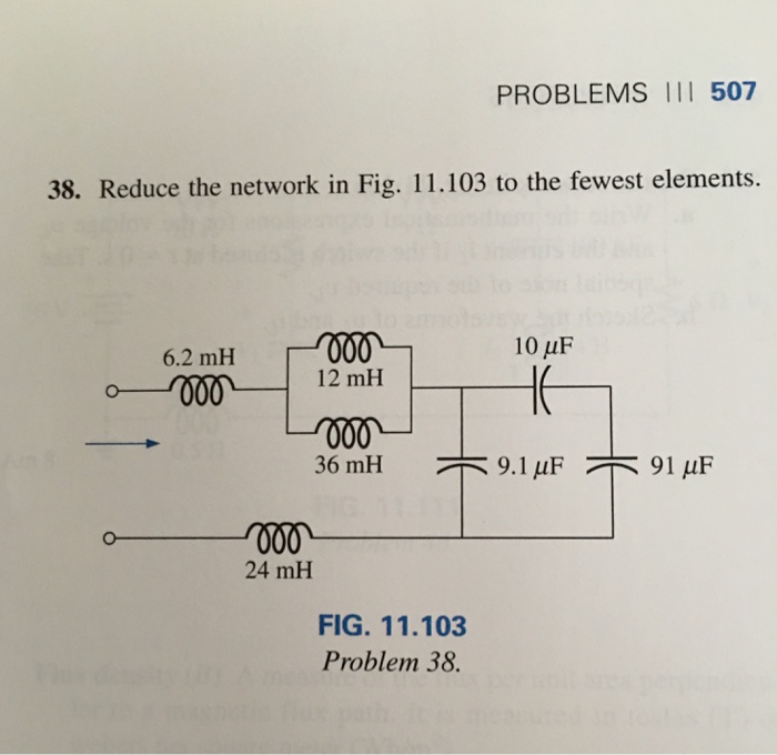 Solved Reduce the network in Fig. 11.103 to the fewest | Chegg.com