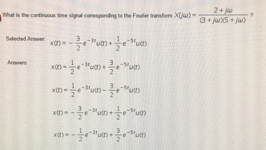 Solved What is the continuous time signal corresponding to | Chegg.com Solved What is the continuous time signal corresponding to | Chegg.com