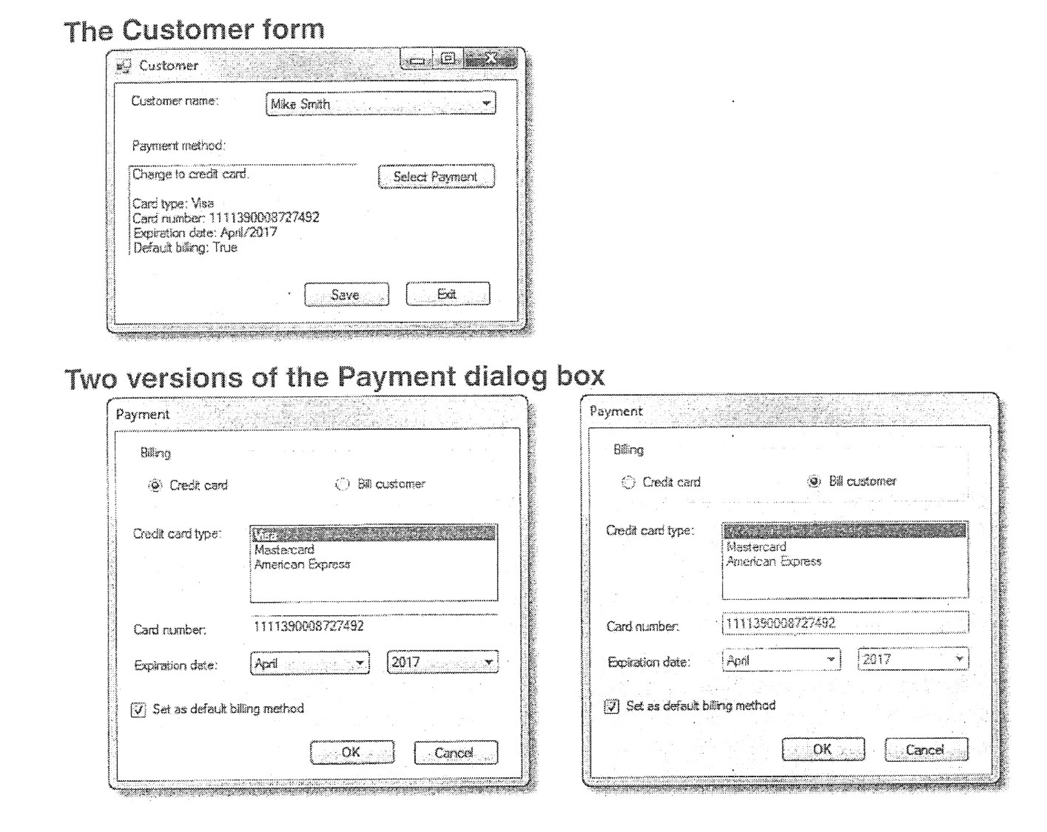 Solved C# Application Create an application to process | Chegg.com