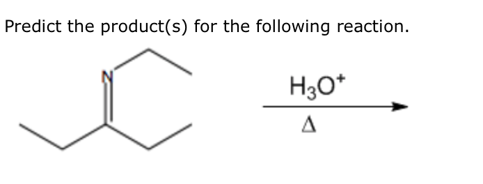 Solved Predict the product(s) for the following reaction. | Chegg.com