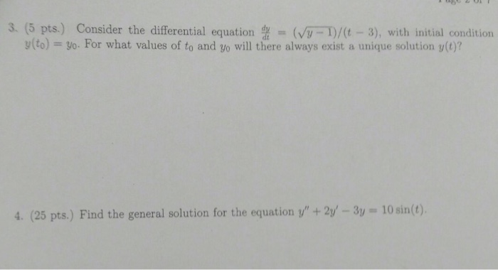 Solved Consider the differential equation dy/dt = | Chegg.com
