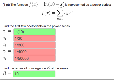 Solved The function f(x) = 6x ln(10 - x) is represented as a | Chegg.com