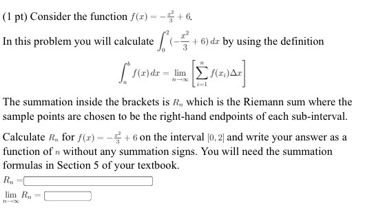 Solved Consider The Function F X X 2 3 6 In This