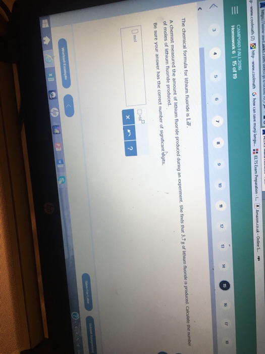 Solved The chemical formula for lithium fluoride is LiF. A | Chegg.com Solved The chemical formula for lithium fluoride is LiF. A | Chegg.com