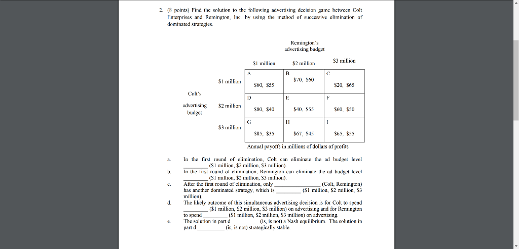 Solved 2. (8 points) Find thc solution to the following | Chegg.com Solved 2. (8 points) Find thc solution to the following | Chegg.com