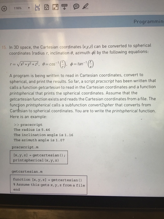 Solved In 3D space, the Cartesian coordinates (x,y,z) can be | Chegg.com