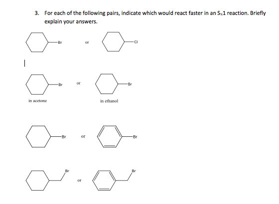 Solved For each of the following pairs, indicate which would | Chegg.com