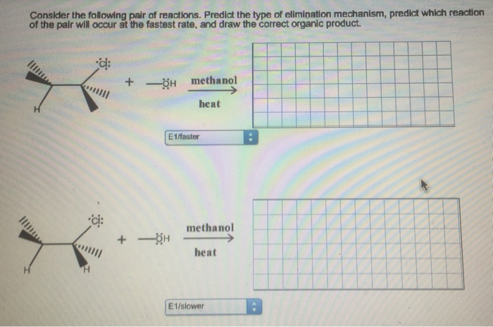 Solved Consider the following pair of reactions. Predict the | Chegg.com