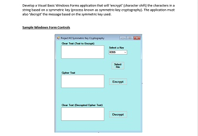 Solved Develop a visual Basic wndows Forms ap pacation that | Chegg.com