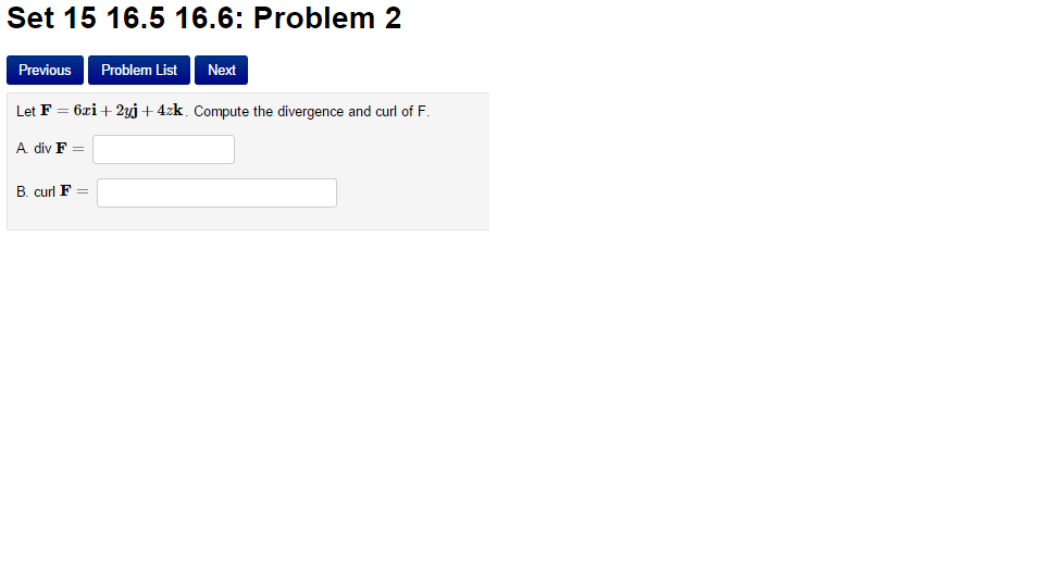 Solved Let F : 6xi + 2yj + 4zk. Compute the divergence and | Chegg.com