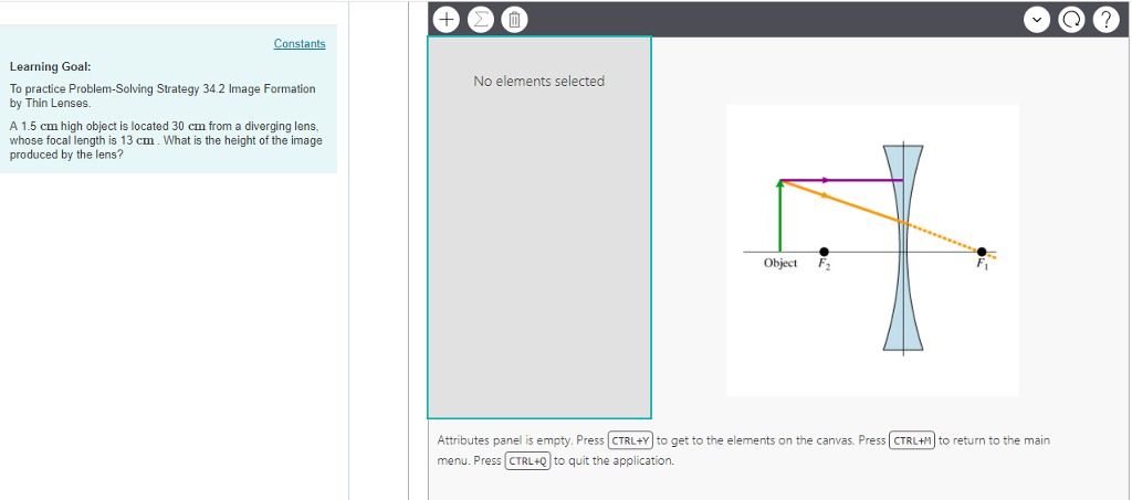 Solved Constants Learning Goal: No elements selected To | Chegg.com