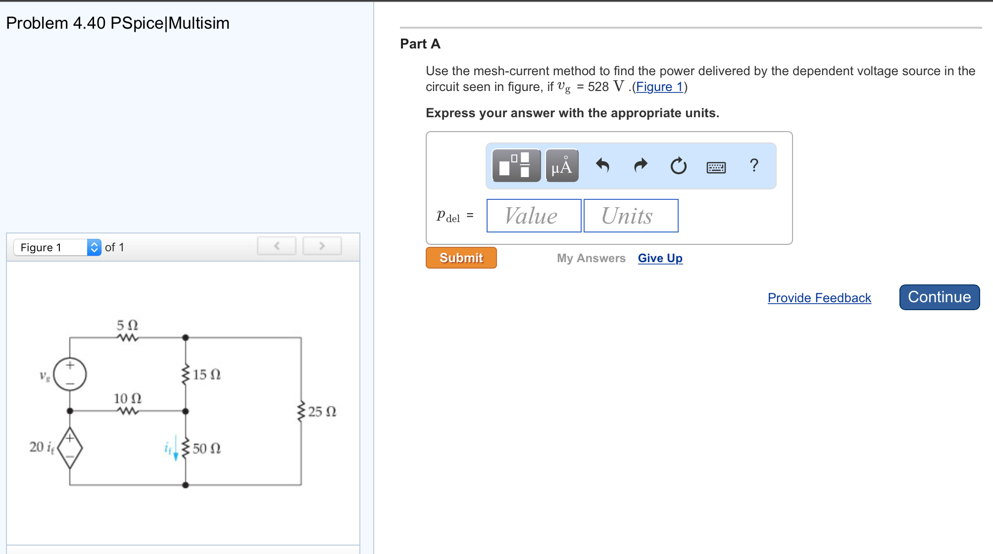 Solved Use the mesh-current method to find the power | Chegg.com