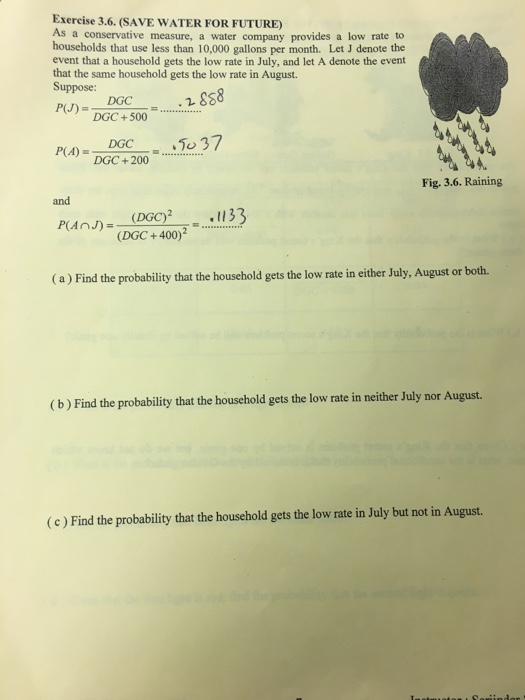 Solved As a conservative measure, a water company provides a | Chegg.com