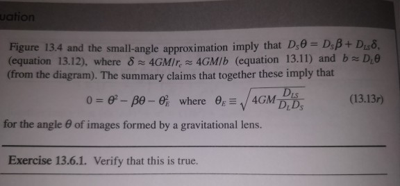 Solved uation Figure 13.4 and the small angle approximation | Chegg.com