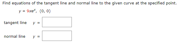 Solved 1. Find equations of the tangent line and normal line | Chegg.com