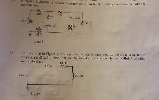 Solved Ih Figure 3, determine the source current after | Chegg.com