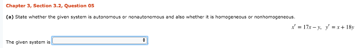 Solved Chapter 3, Section 3.2, Question 05 (a) State whether | Chegg.com