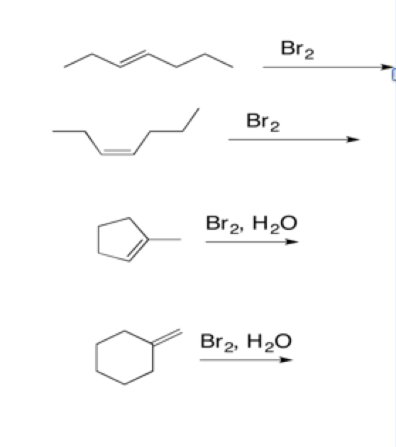 Solved Br 2 Br 2 Br2, H2 Br2, H2O | Chegg.com