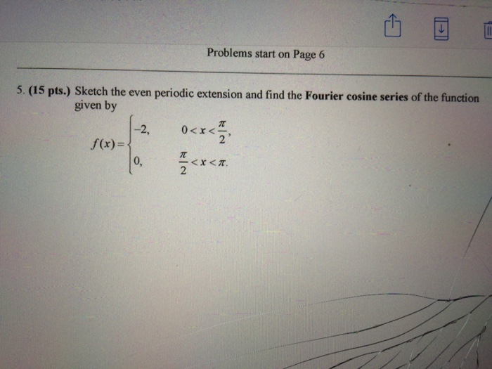 Solved Sketch the even periodic extension and find the | Chegg.com