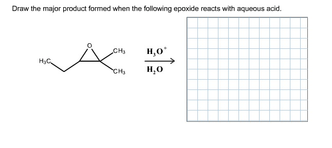 Solved Draw the major product formed when the following | Chegg.com