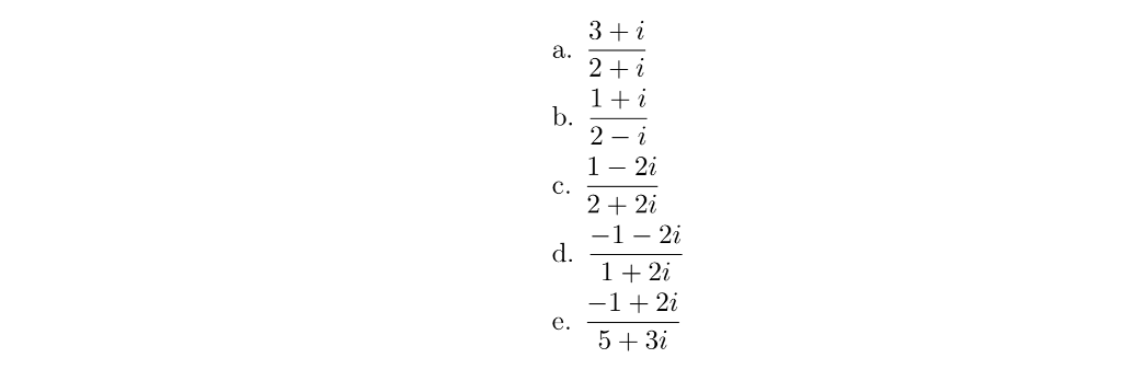 Solved Problem 2. Division of complex numbers using the | Chegg.com