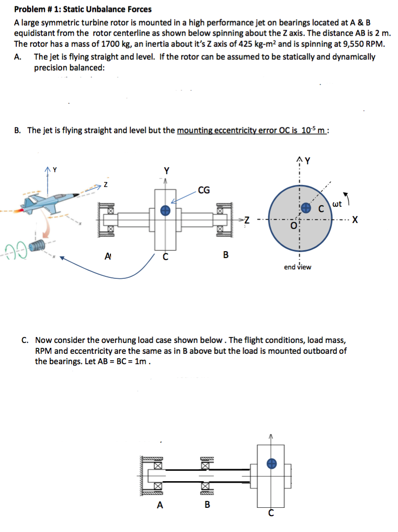 Problem #2 (i thru v) Static balance Dynamic | Chegg.com