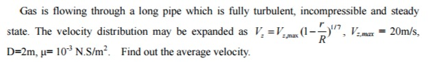 Solved Transport Phenomena Chemical Engineering....find | Chegg.com