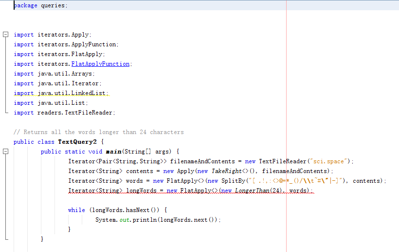 Java homework, please help! (Query processor using | Chegg.com