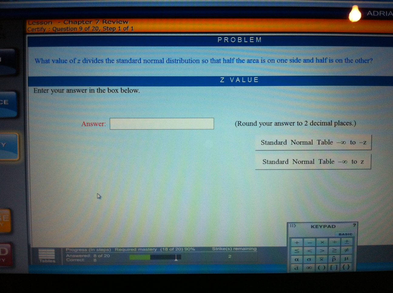 Solved Consider the following data: Enter the expected value | Chegg.com