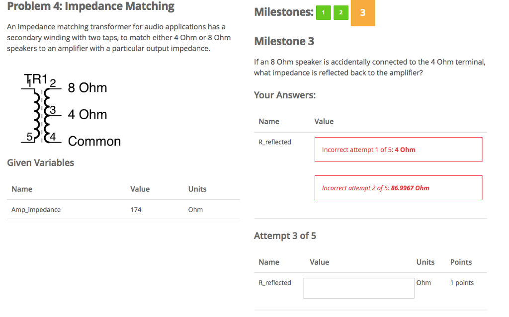 Solved Problem 4: Impedance Matching An impedance matching | Chegg.com
