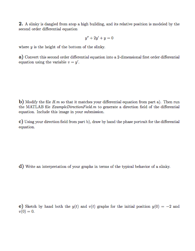 Solved Matlab Question Please Do The Entire Question If 2345