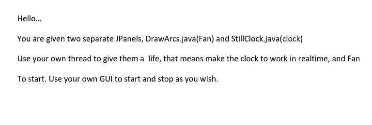Solved Stillclockjava Import Javaawt 