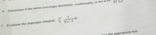 Solved Evaluate the improper integral: integral_2^infinity | Chegg.com