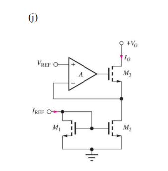 Solved For the following current source/sink structures | Chegg.com