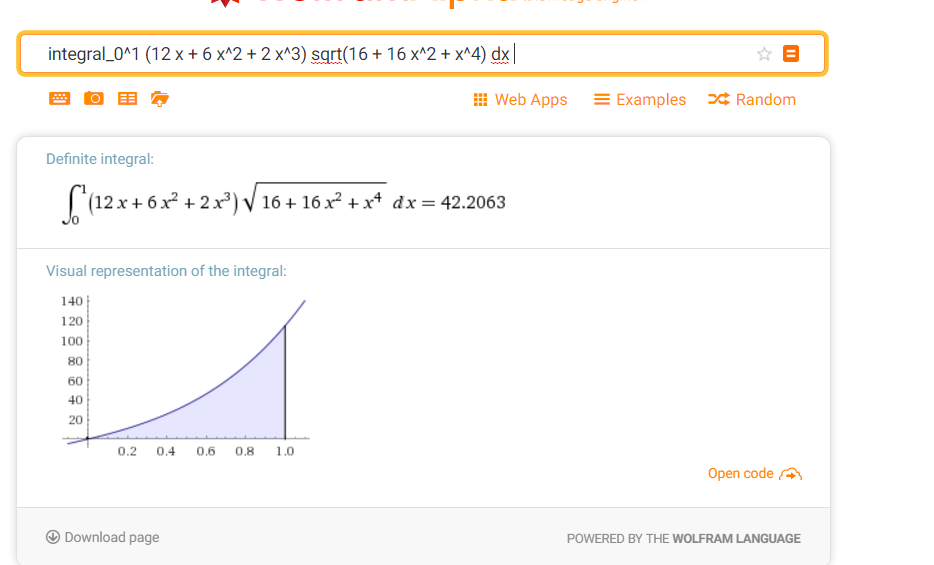 Solved Definite integral: integral^1_0 (12x + 6x^2 + 2x^3) | Chegg.com