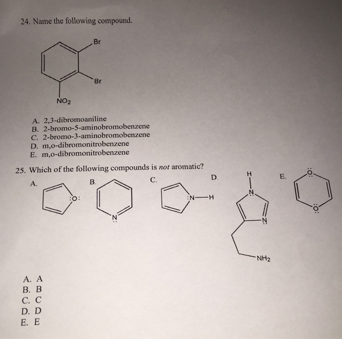 Solved 12. Which of the following compounds is not aromatic? | Chegg.com