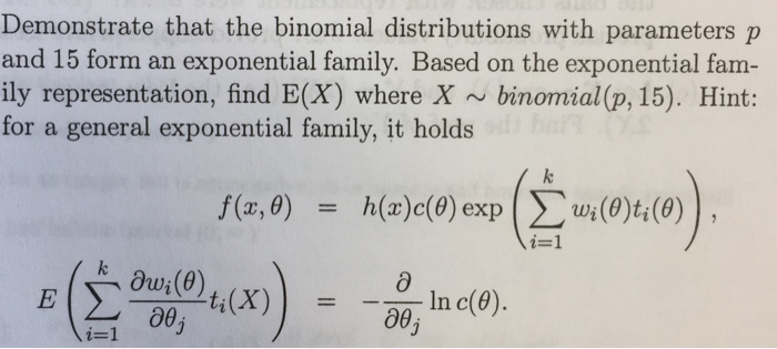 Solved Demonstrate that the binomial distributions with | Chegg.com