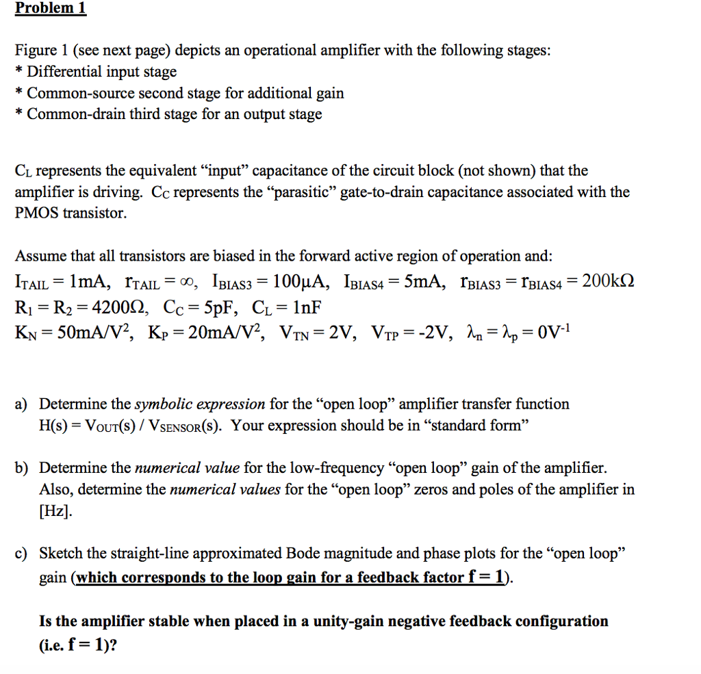 Solved Problem Figure 1 (see next page) depicts an | Chegg.com