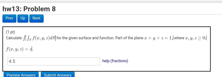 Solved Calculate integral| integral_s f(x, y, z)dS| for the | Chegg.com